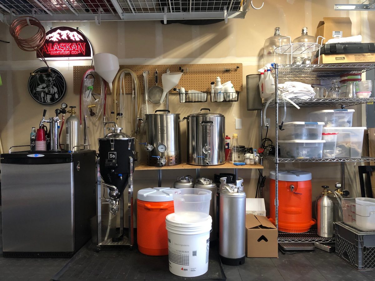 Complete homebrewing brewery set-up - Get On With It